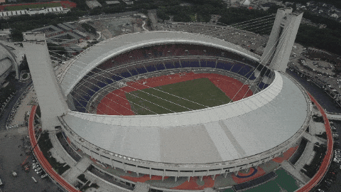 "Sky Running Track" built around Asian Games Venue_The 19th Asian Games ...