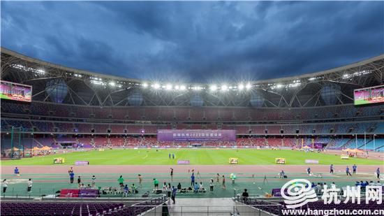 Asian Games main stadium has first run_The 19th Asian Games Hangzhou