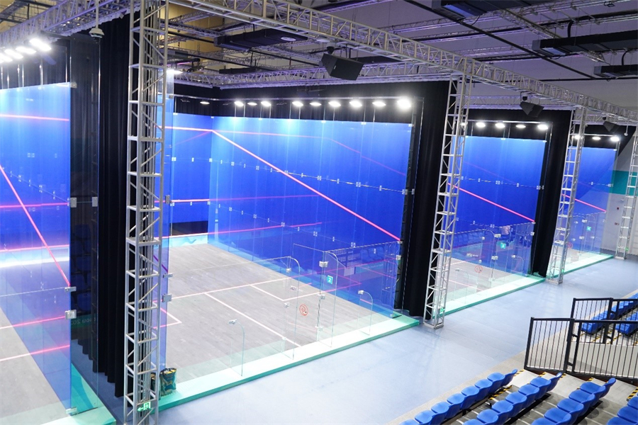 Asian Squash Mixed Doubles Tournament starts at Hangzhou Olympic Sports ...