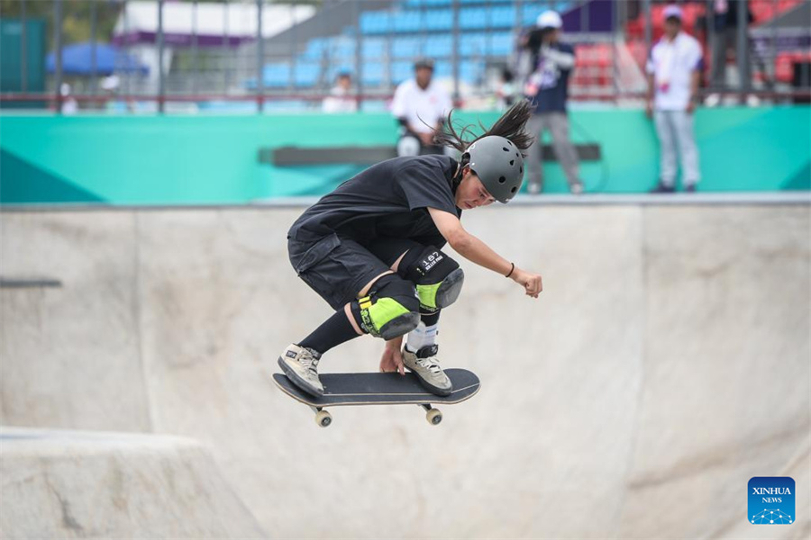 Women's Park Final of Skateboarding at 19th Asian Games_The 19th Asian ...