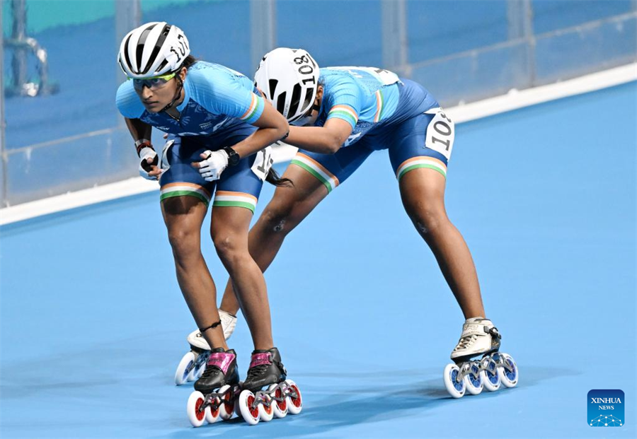 19th Asian Games: Women's Speed Skating 3000m Relay Race Final of ...