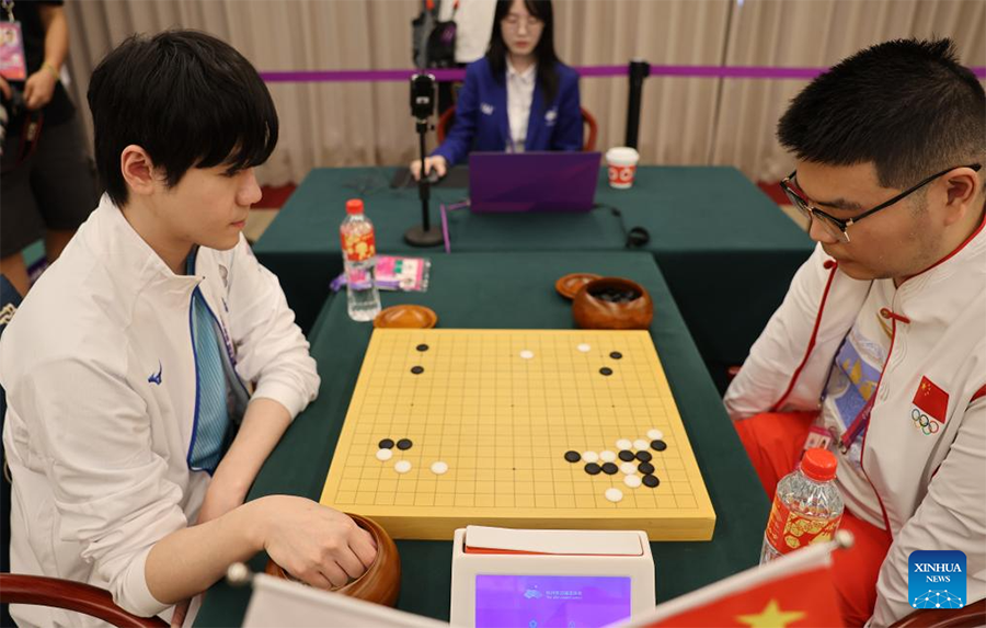 In pics: Go matches at 19th Asian Games_The 19th Asian Games Hangzhou