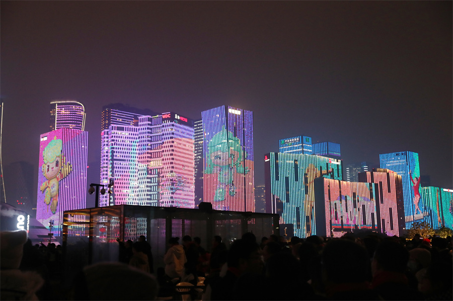 Splendid fireworks and lights showcase prosperous Hangzhou_The 4th ...